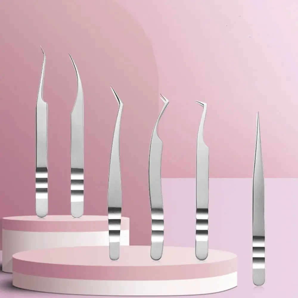 Stainless-Steel-Eyelash-Extensions-Tweezers-Lash-Artists-High-Superhard ...