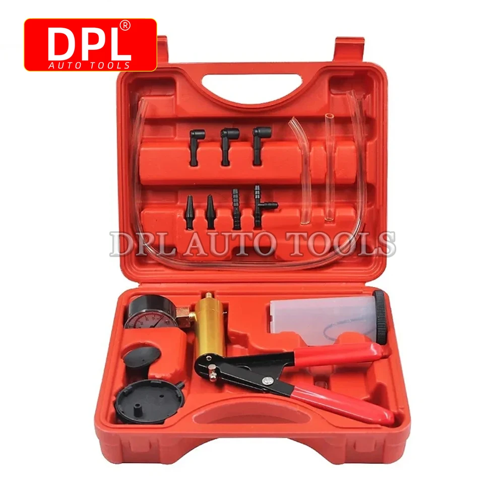 Car Hand Held Vacuum Pump Kit Brake Fluid Bleeding Tools for Auto ...