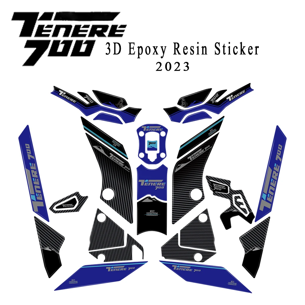 tenere 700 stickers Motorcycle Accessories 3D Epoxy Resin Sticker ...