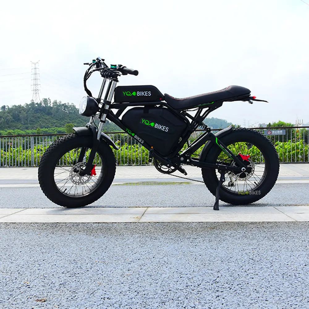 1000W35Ah Big Battery 20inch Fat Electric Bicycle ebike Max Speed 60km ...