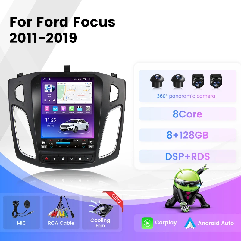 9-7inch-Android-Car-Radio-For-Ford-Focus-3-Mk3-Salon-2012-2018-For ...