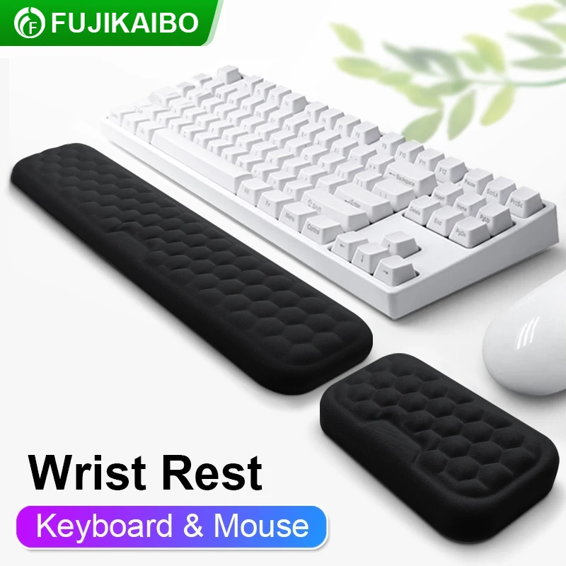 Mouse-Keyboard-Wrist-Rest-Pad-Wrist-Support-Soft-Mat-For-Computer-PC ...