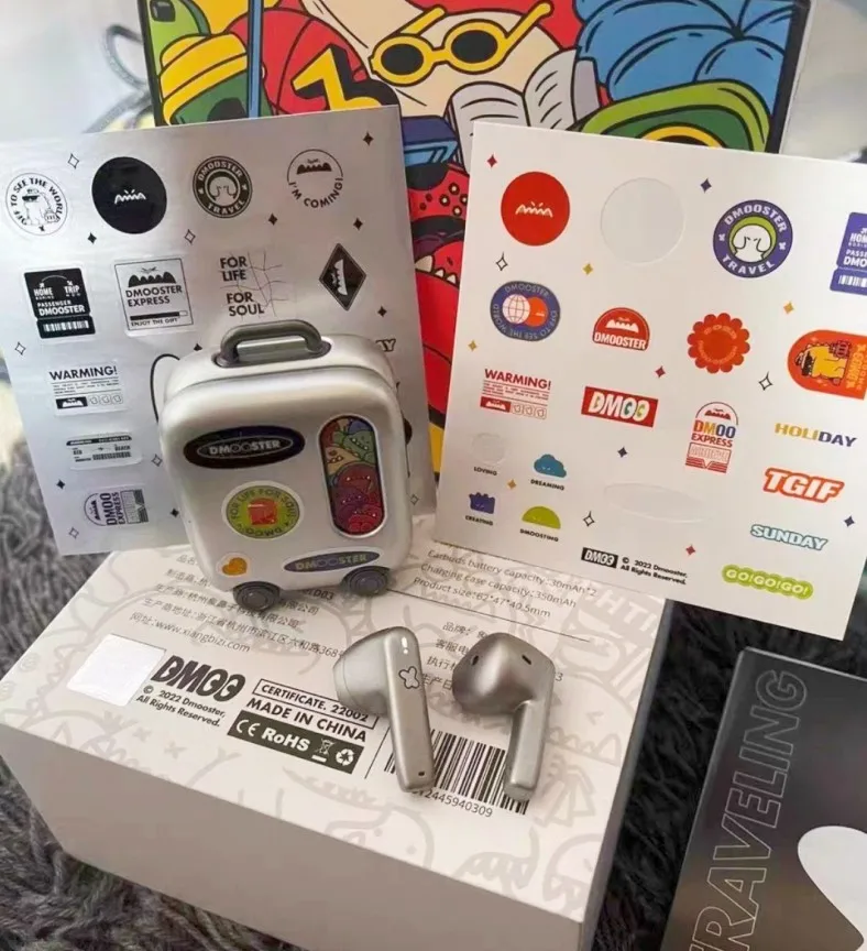 Dmooster-D03-Mala-Sem-Fio-Bluetooth-Fone-De-Ouvido-Inteligente-Redu-o ...