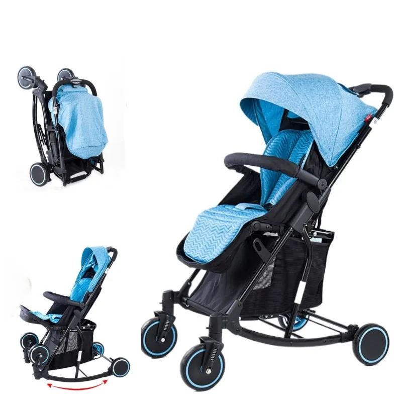 2-in-1-Baby-Stroller-Baby-Rocking-Chair-One-Click-Folding-Portable ...