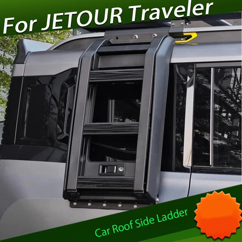 Car-Roof-Side-Ladder-Suitable-for-Chery-JETOUR-Traveler-T2-Aluminum ...