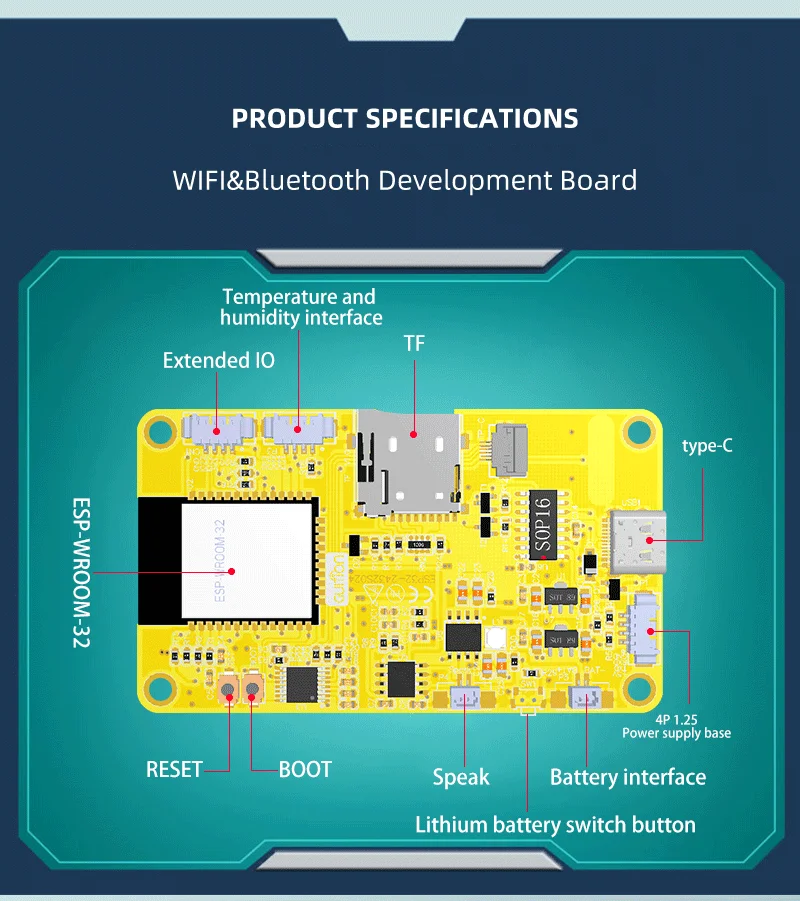 Макетная плата ESP32 Arduino LVGL с Wi-Fi и Bluetooth | AliExpress