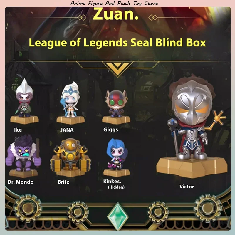 Zaun-Jinx-figura-de-personaje-de-la-Liga-de-Leyendas-caja-ciega-sello ...
