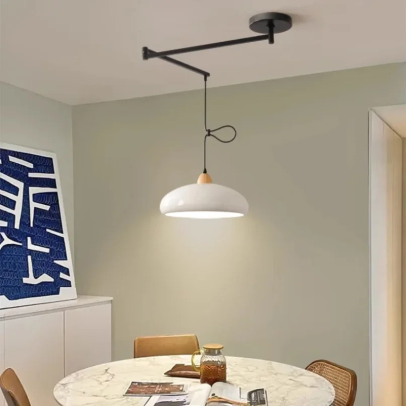 Long-Arm-Adjustable-Pendant-Lights-for-Kitchen-Dining-Room-Hanging-Lamp ...