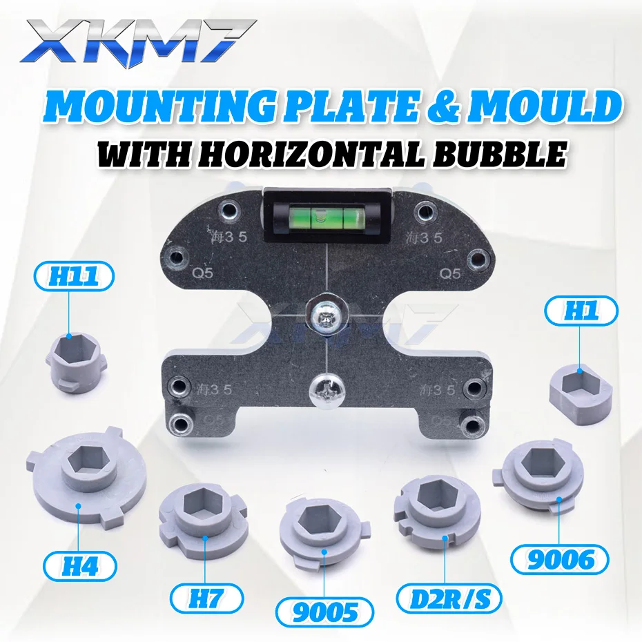 Mounting Plate Mould Headlight Retrofit Tool Horizontal Bubbles For ...