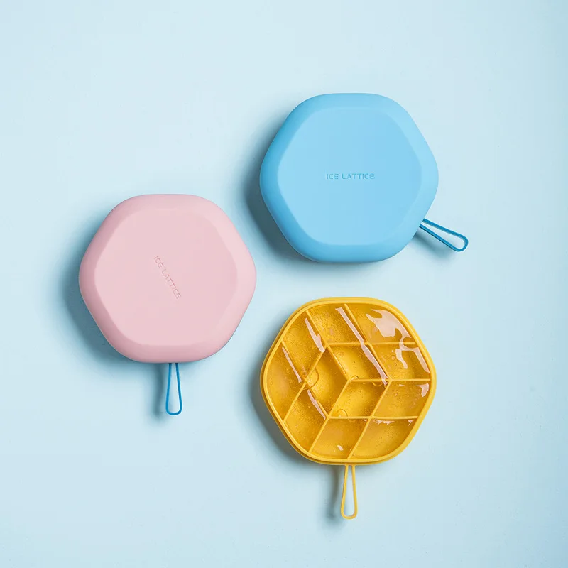 Home-Creative-Hexagonal-Ice-Cube-Mold-Refrigerator-Ice-Box-DIY-To-Make ...