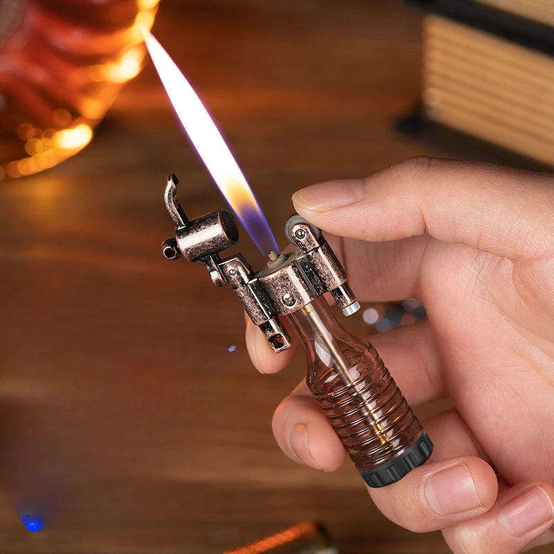Creative-Vintage-Wine-Bottle-Lighter-Portable-Nylon-Rope-Mini-Lighter ...