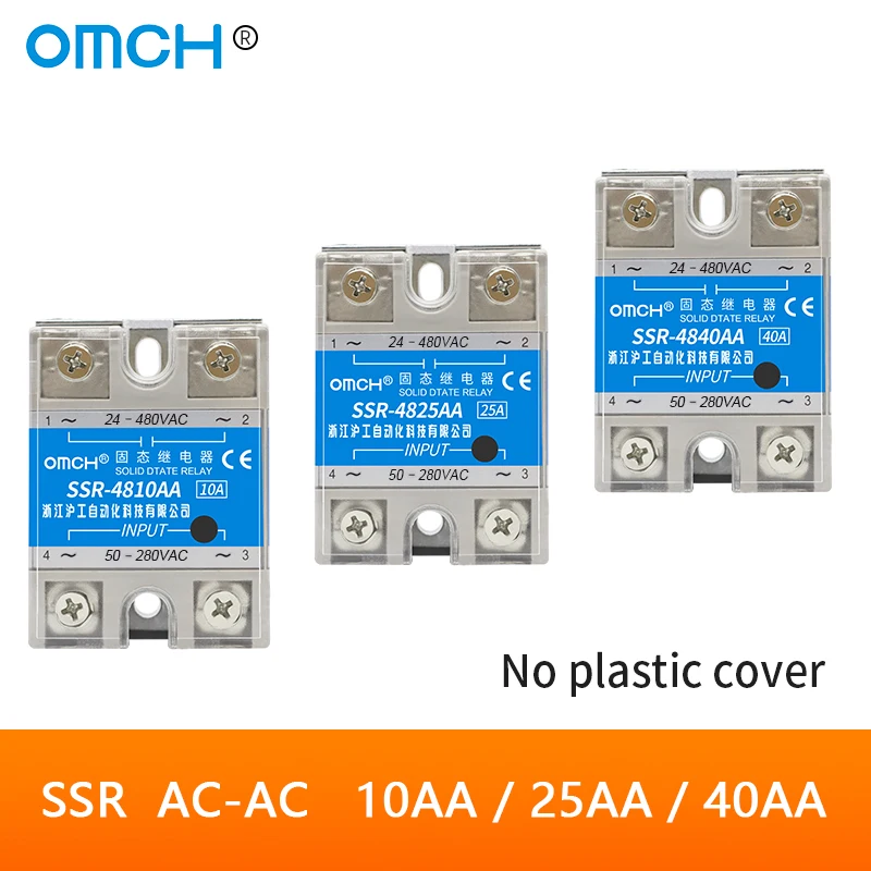 40a Solid State Relay | State Relay Module - Ssr-10aa Ssr-25aa Ssr-40aa 10a 25a 40a - Aliexpress