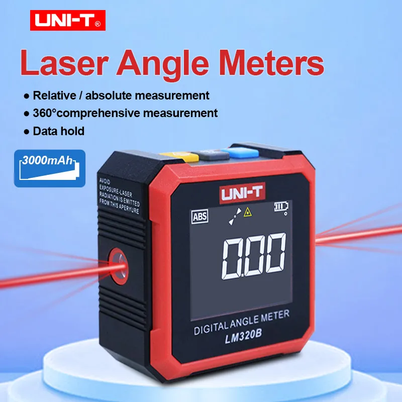 UNI-T-LM320A-LM320B-Digital-Laser-Angle-Ruler-Magnetic-Goniometer-Electronic-Protractor-Mini ...
