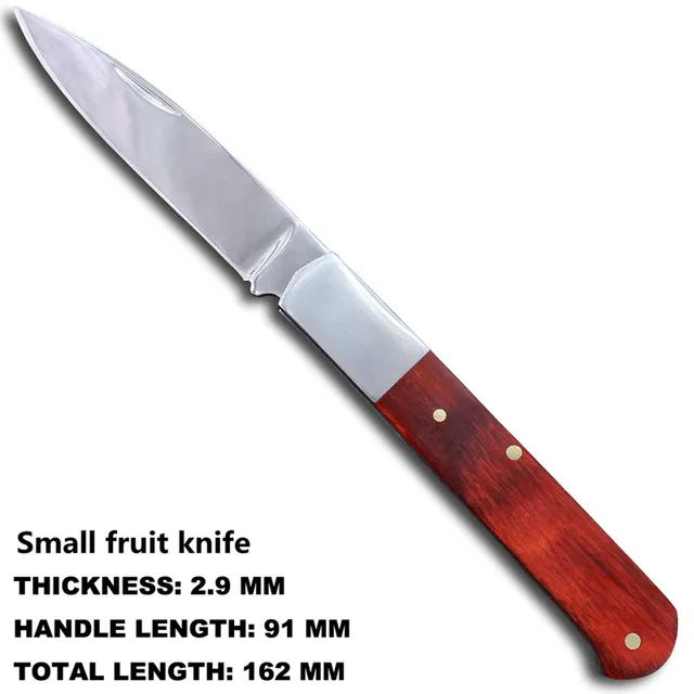 Redwood Handle MultiFunction Fruit Meat Cleaver KnifeHigh Quality Steak ...