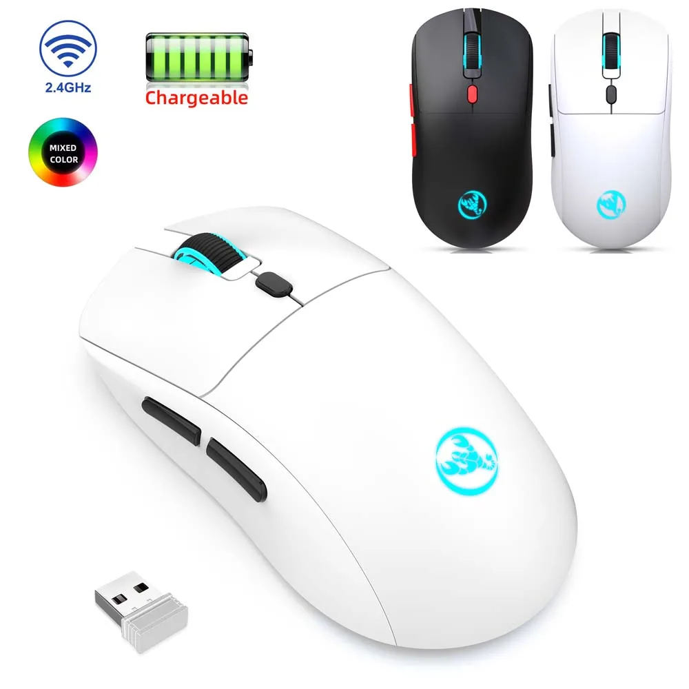 2-4G-Wirless-Mouse-Type-C-Rechargable-Gaming-Mice-650mAh-Inbuilt ...