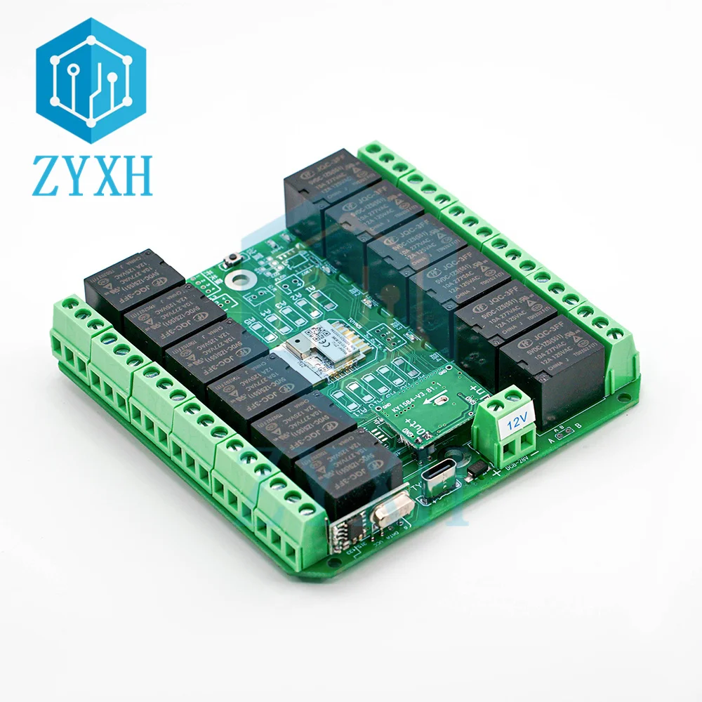 12-CH-Tuya-WiFi-Zigbee-Smart-Switch-modulo-rel-DC-7-27V-telecomando-APP ...