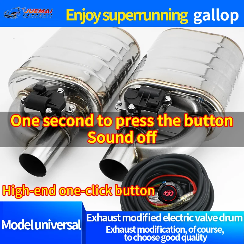 Exhaust-System-Valve-Electric-Muffler-Light-Button-Control-Switch ...