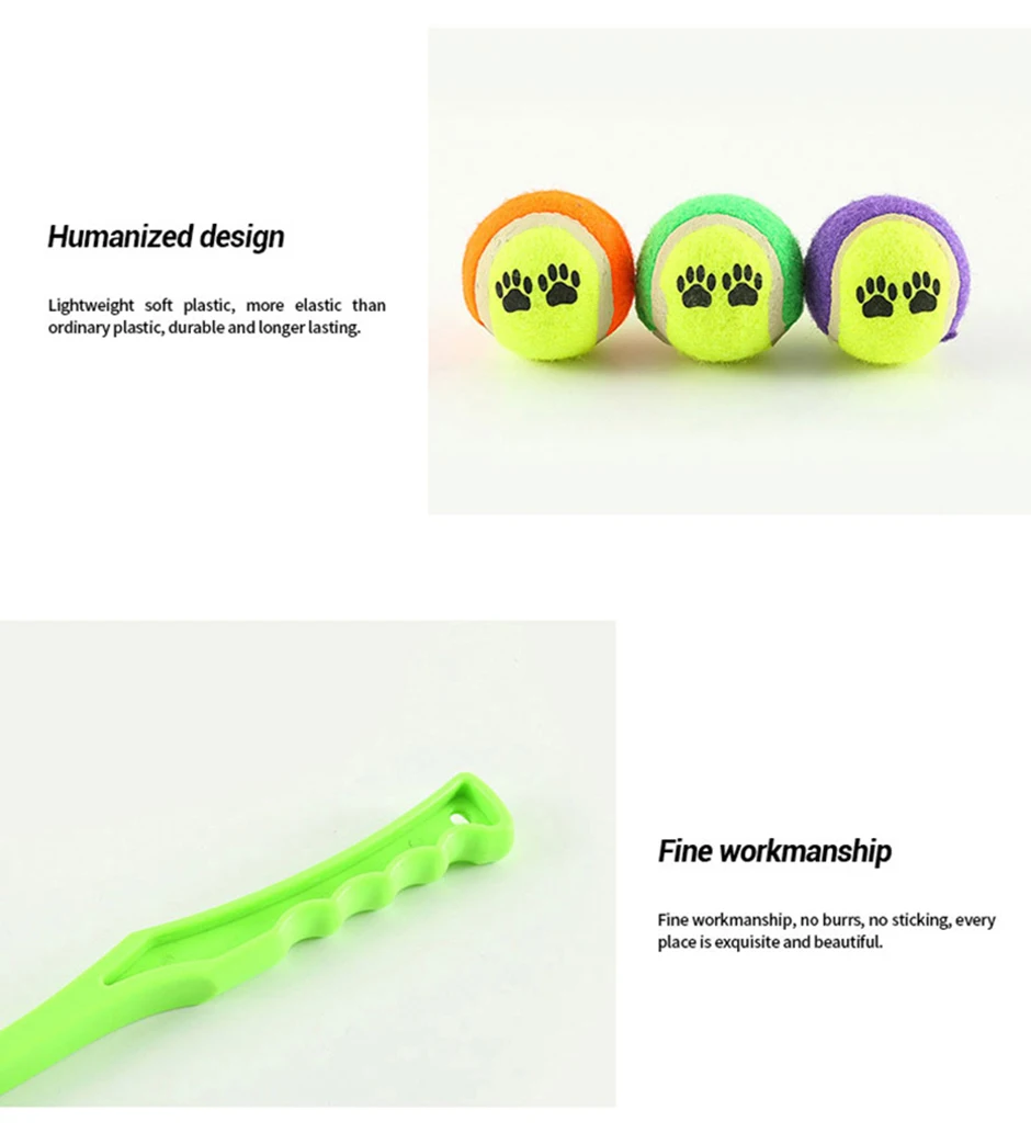 Long Handle Manual Pet Ball Thrower with Ball - Life Changing Products