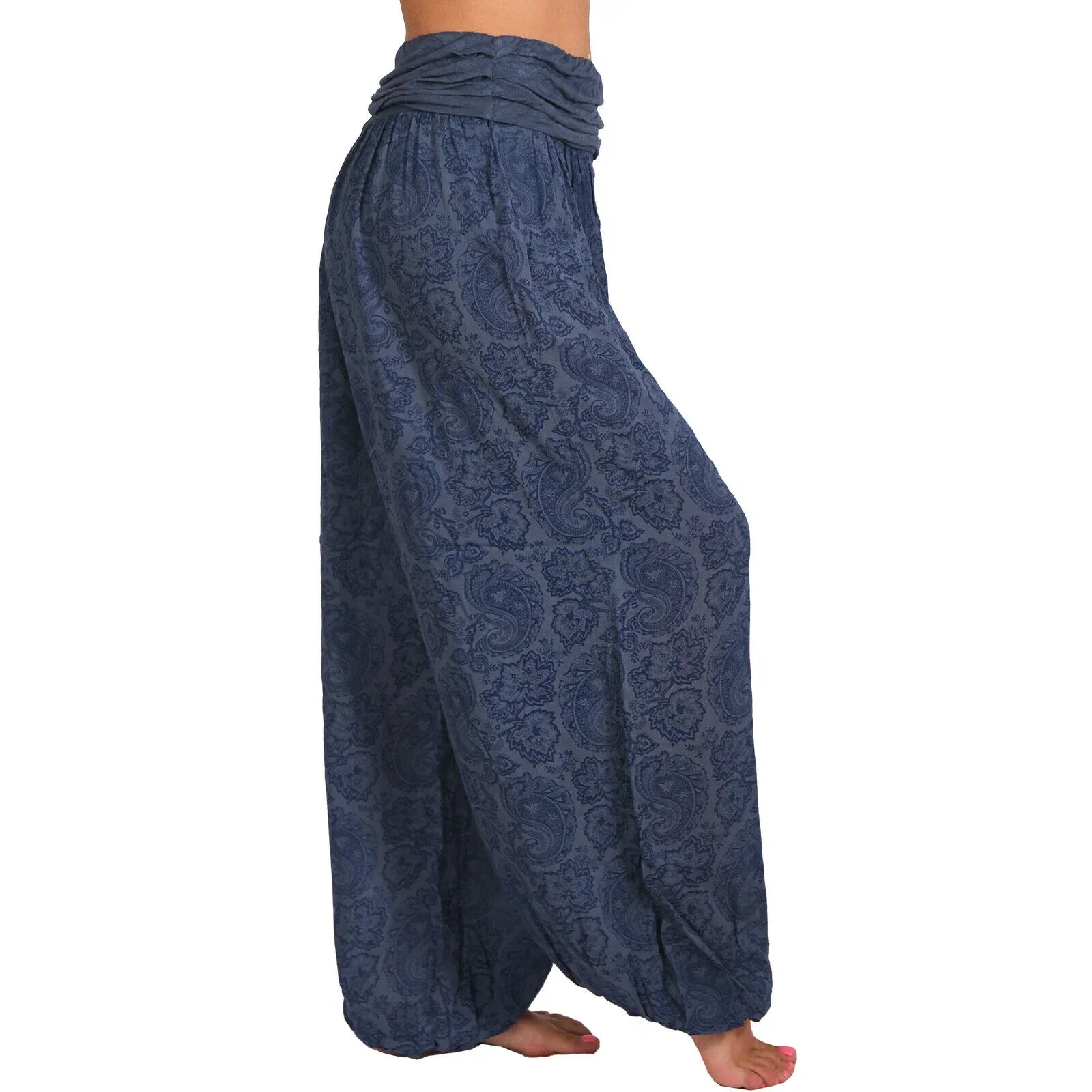 Digital-printed-long-wide-leg-pants-casual-pants-Harlan-pants ...