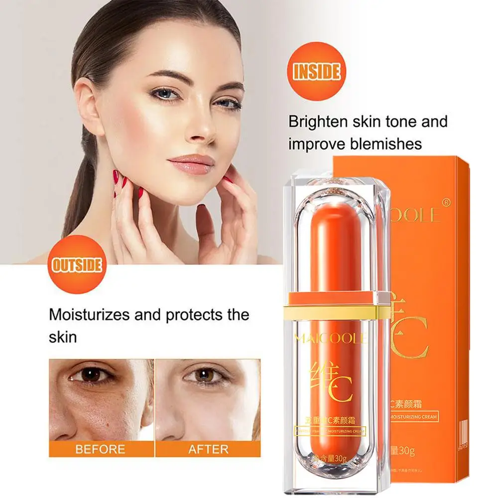 Vitamin C Face Cream Whitening VC Five Tone Up Moisturizer Pimple ...