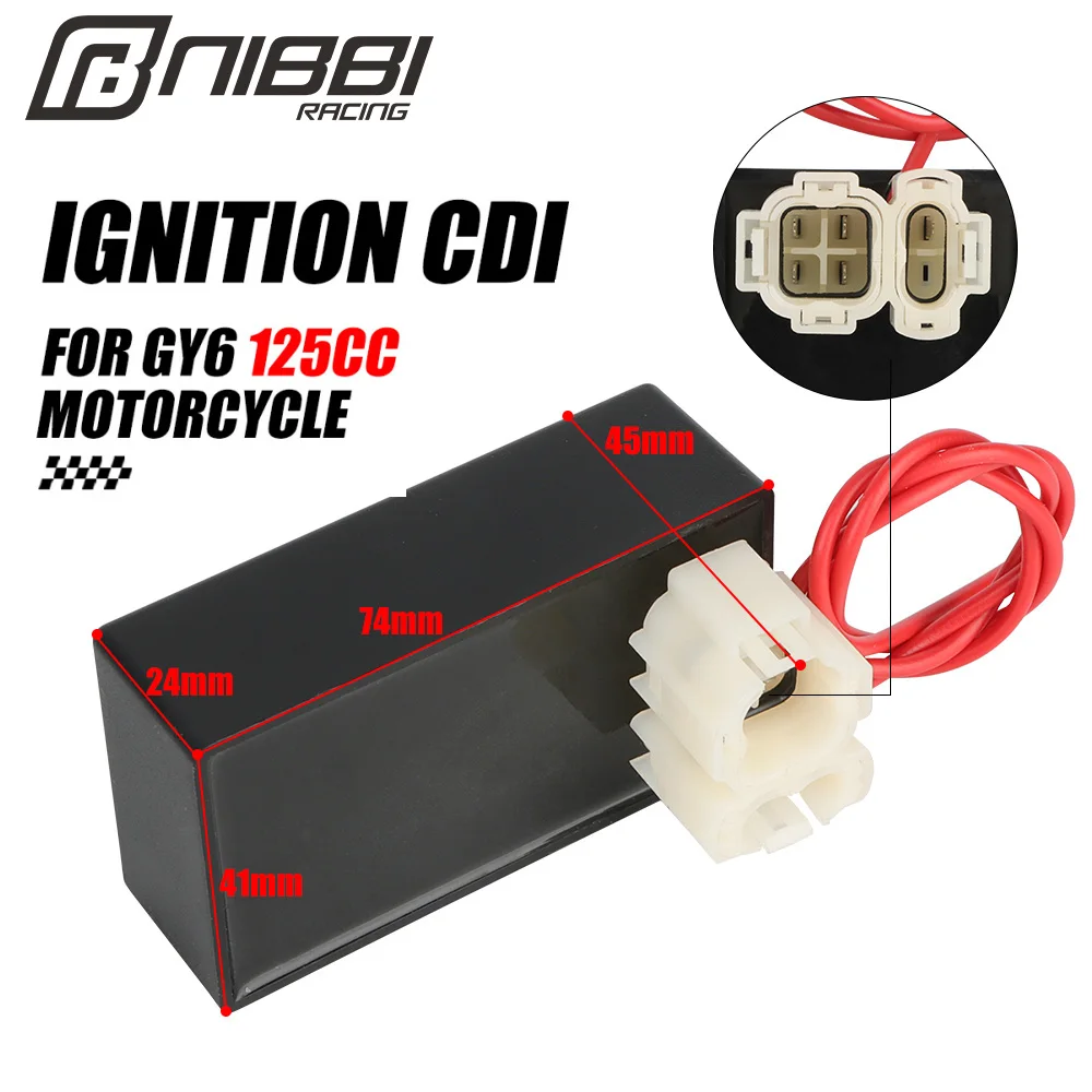 NIBBI-5-Pin-Wire-Ignition-CDI-Racing-Motorcycle-CDI-Box-Parts-for-GY6 ...