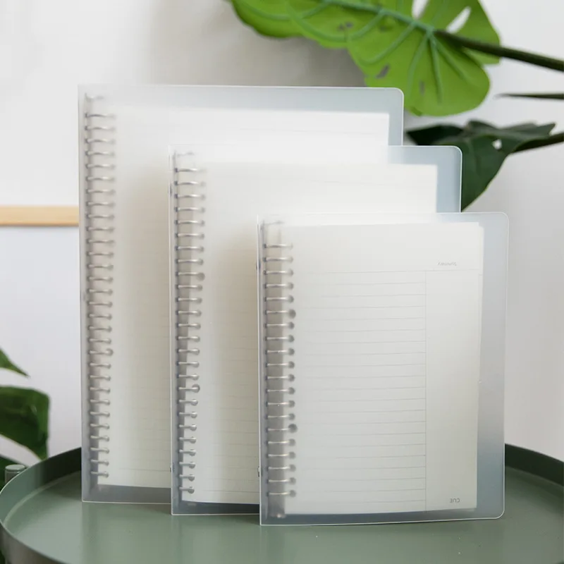 Diary A4 A5 B5 Transparent Loose Leaf Binder Notebook Inner Core Cover ...
