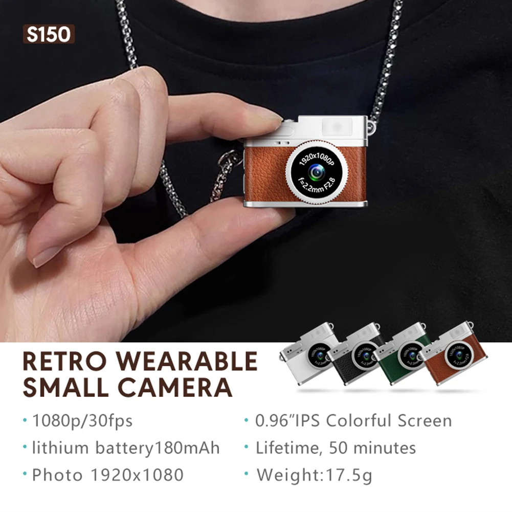 0.96 Inch Retro Mini Digital Camera 1080P HD Portable Vintage Video ...