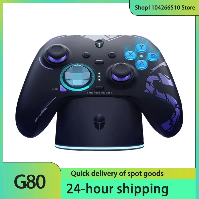 Thunderobot-G80-Ultimate-Gamepad-Wired-2-4g-Bluetooth-Tri-Mode-Quad-Motor-Hall-Joystick-Custom ...