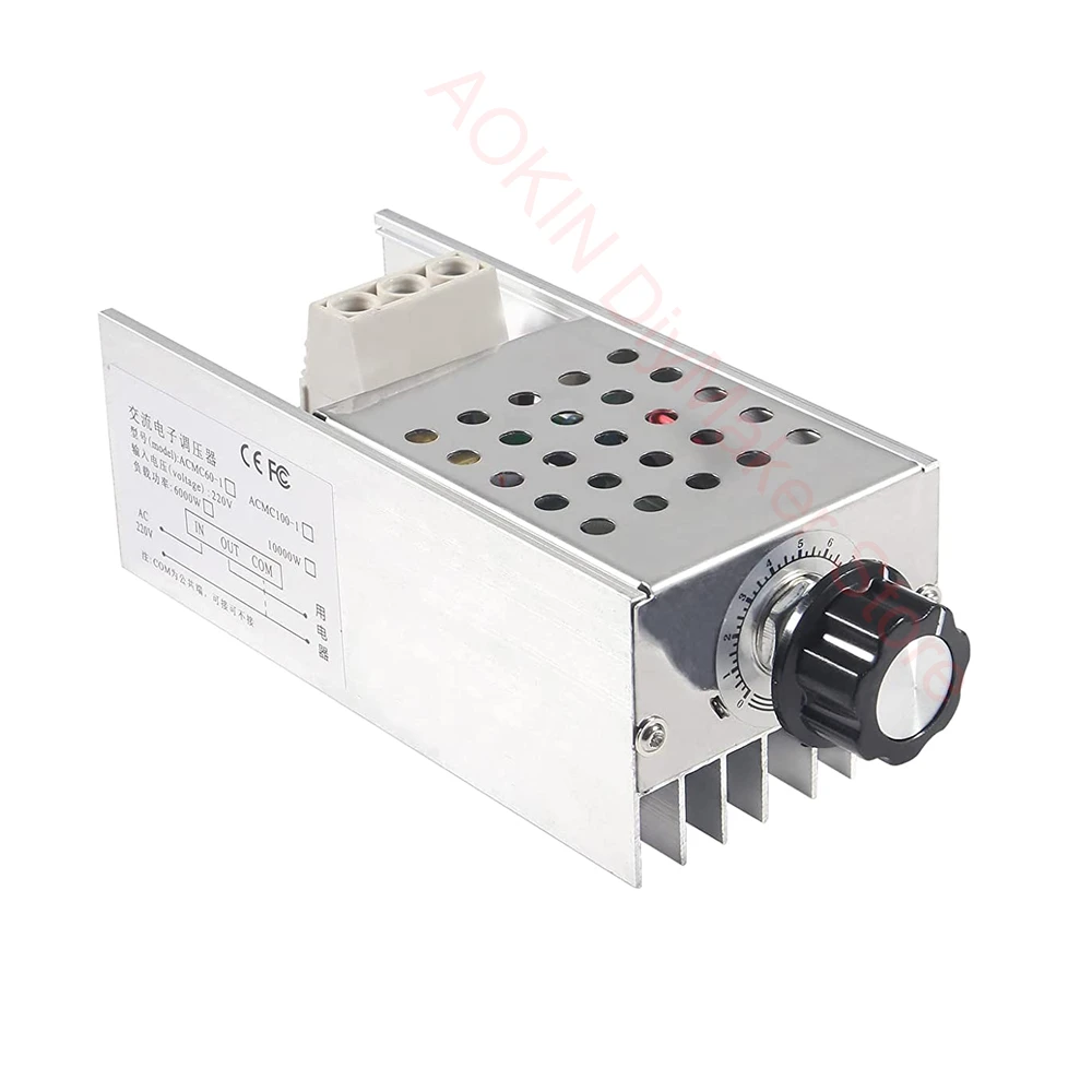 Ac 110v 120v 220v 230v 10000w Motor Speed Controller Electronic Voltage ...