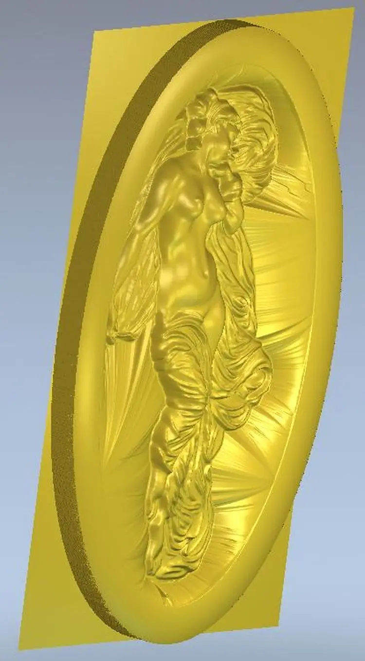 3D -S Modell Enyhítés A Cnc -Hez Stl Fájl Formátumban Glam Nő – FIXO.hu