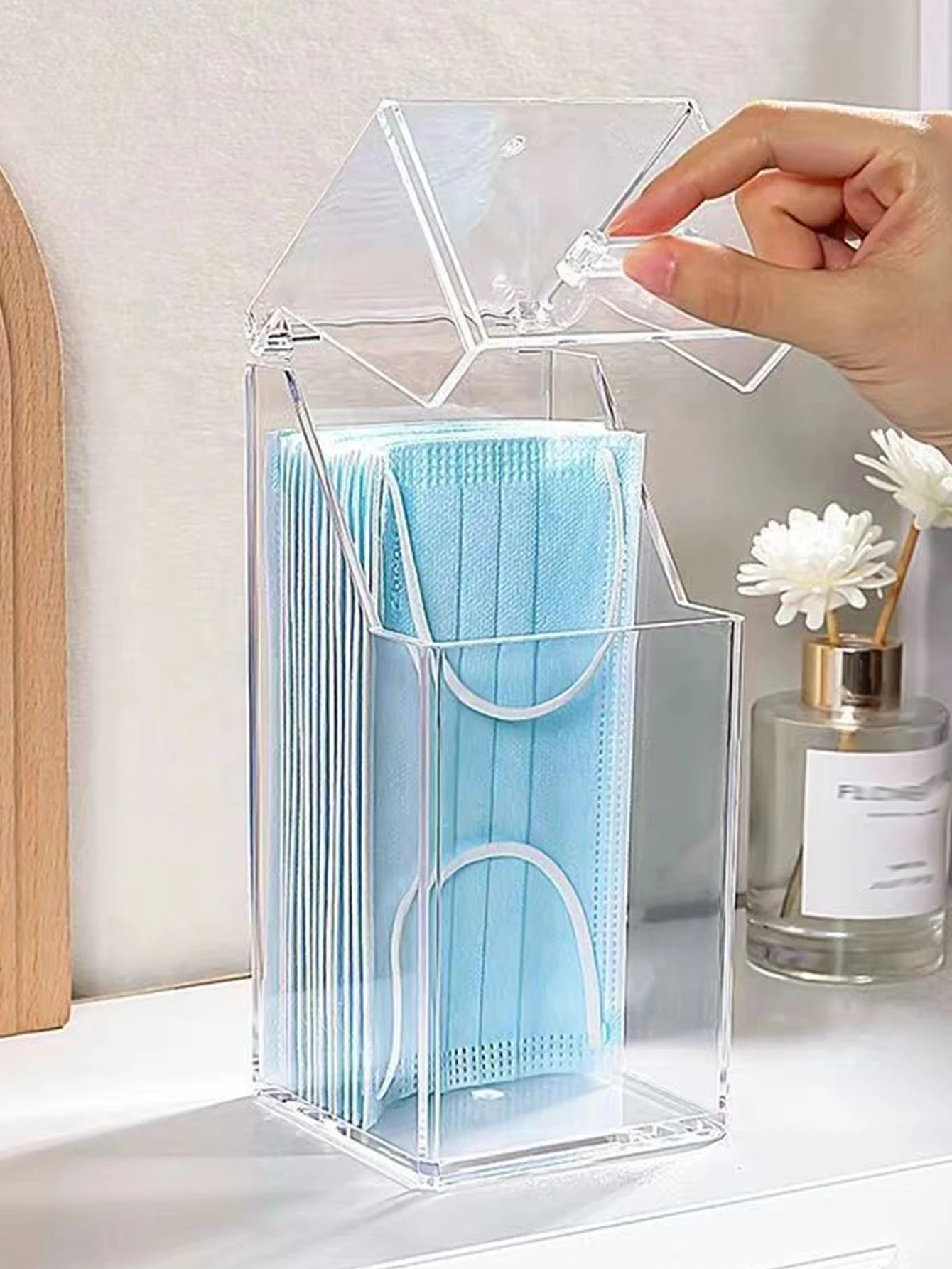 Portable-Mask-Storage-Box-Mask-Case-Household-Moisture-proof-Mask-Box ...