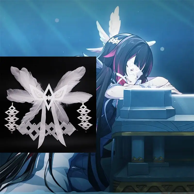 Genshin Impact Columbina Damselette Cosplay Headwear Hair Clip Hairpin ...