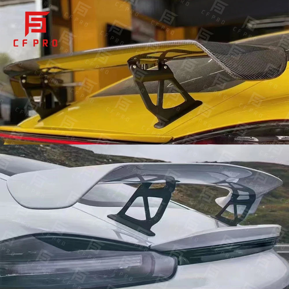 Carbon Fiber Rear Spoiler Tail Wings for Porsche Cayman 718 981 987 GT ...