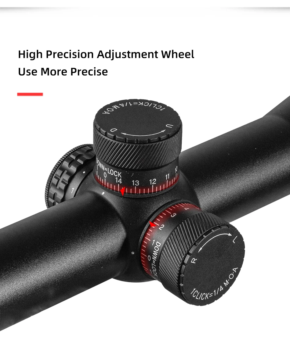 DOCTER 2.5-12.5X40 IR Scopes Hunting Air Rifle Scope Wire Rangefinder ...