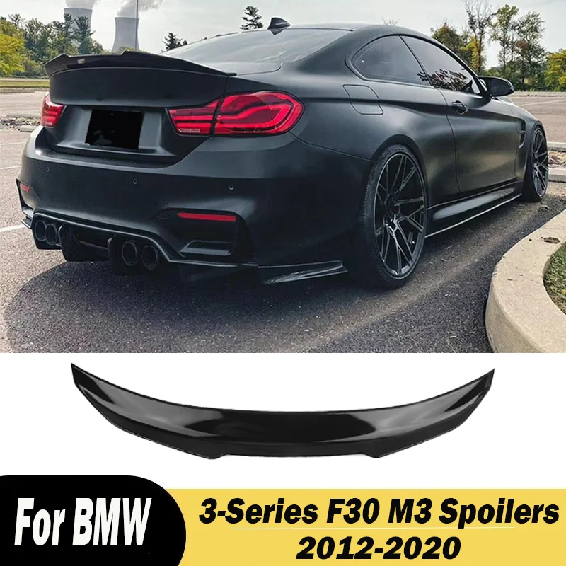 For-BMW-3-Series-F30-M3-2012-2020-PSM-Style-Car-Rear-Spoiler-Wing-Trunk ...