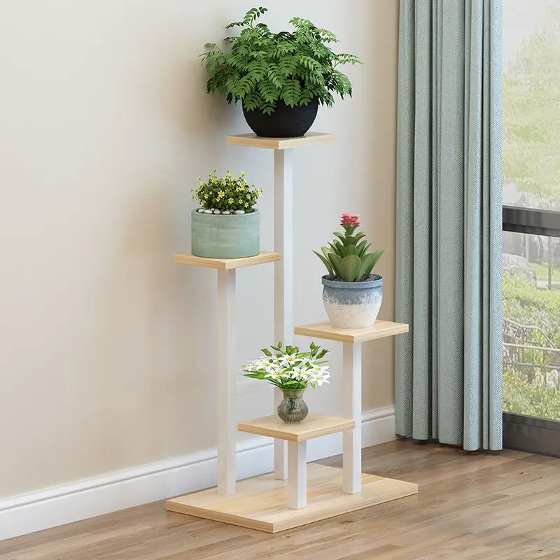 Plant Stand Multiple Flower Pot Holder Shelves Planter Rack Storage ...