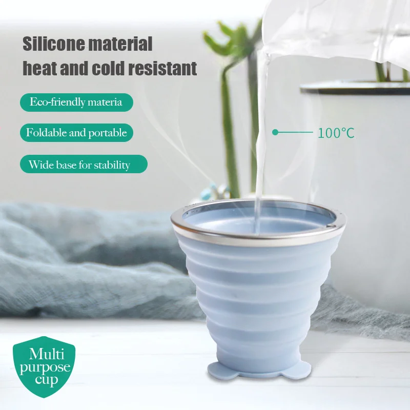 180ML-Portable-Silicone-Folding-Water-Cup-Outdoor-Heat-Resistant ...