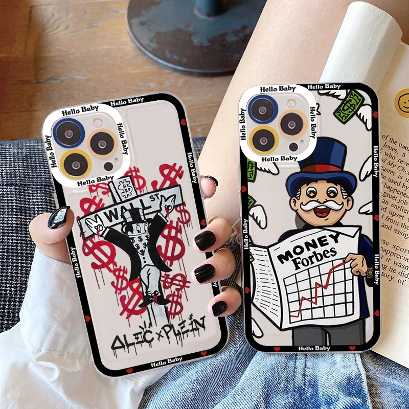Cartoon-Dollar-Monopolys-Phone-Case-for-iPhone-11-12-13-Mini-Pro-Max-14 ...
