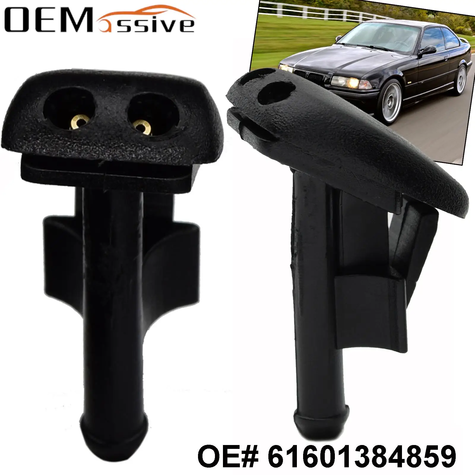 E46 Windshield Washer Nozzle Replacement