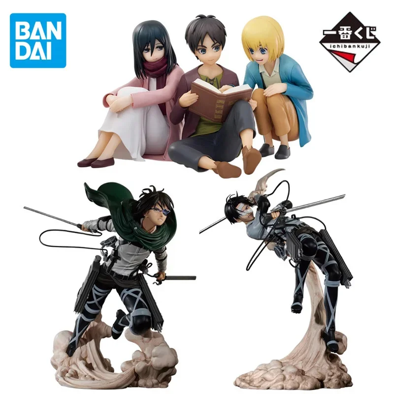 Bandai-original-ichiban-kuji-ataque-em-tit-eren-yeager-levi-ackerman ...