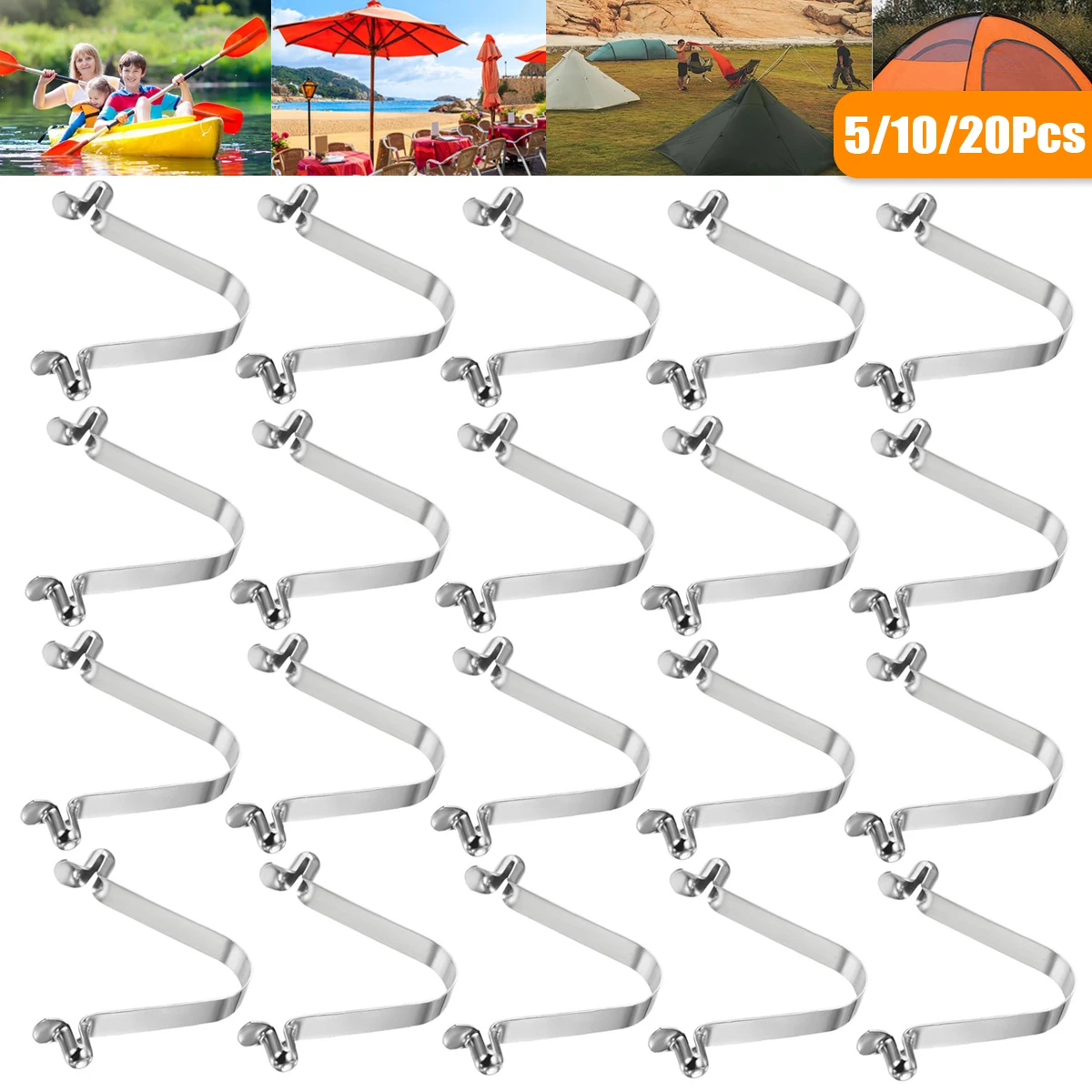 Clips-a-presi-n-de-resorte-para-paleta-de-Kayak-Clip-de-resorte-con-bot ...