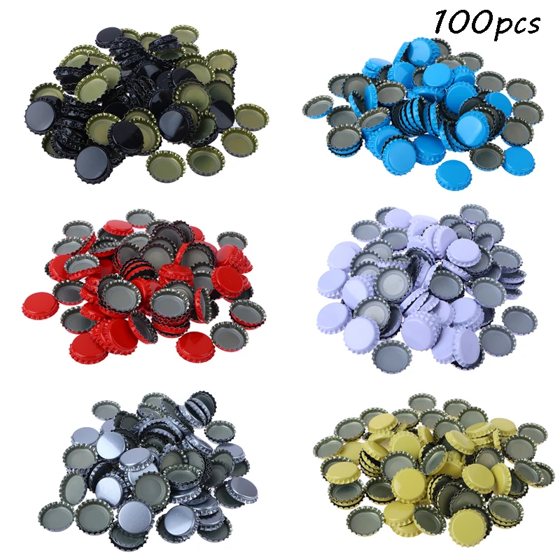 100Pcs-Set-Beer-Cap-Beer-Bottle-Caps-Oxygen-Absorbing-Seal-Crown-Caps ...