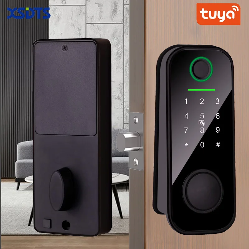 XSDTS-parmak-izi-kap-kilit-Bluetooth-ak-ll-kilit-Tuya-App-uzaktan-anahtarc-ifreli-kilit ...