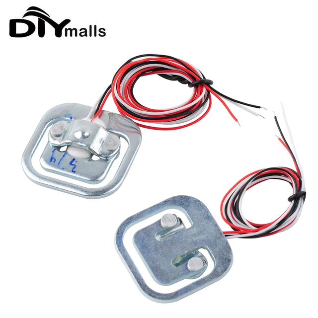 DIYmalls 4pcs Load Cell 50kg Weight Sensor Strain Half-bridge Strain ...