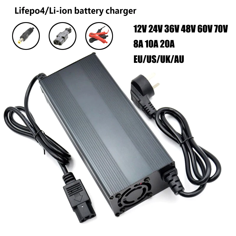 Alum-nio-Shell-Carregador-Inteligente-LiFePO4-Bateria-Li-ion-Anderson ...