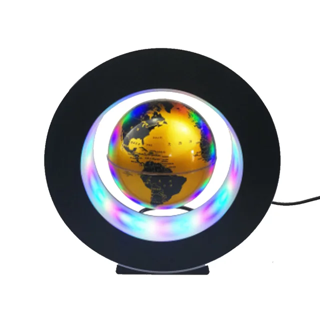Levitating Lamp Magnetic Levitation Globe LED World Floating Lamp ...