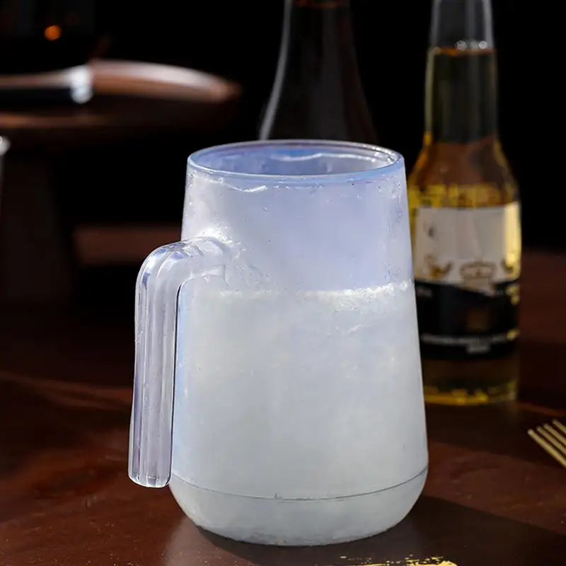 Double-Wall-Gel-Frosty-Freezer-Ice-Mug-Beer-Cups-Beer-Glasses-For ...