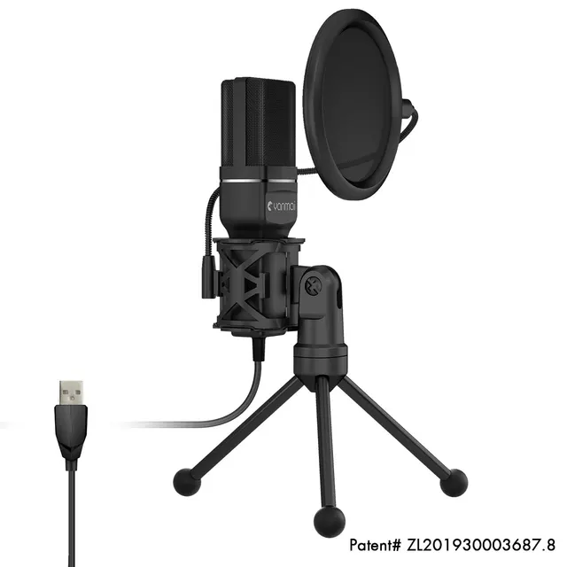 Desktop Usb Streaming Microfone Kit for Computer Game Vocal Recording ...