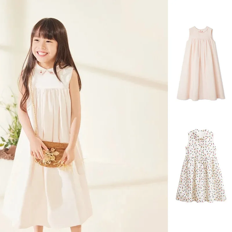 2025 Girls Cherry Party Dress Summer New Fashion Korean Children's ...