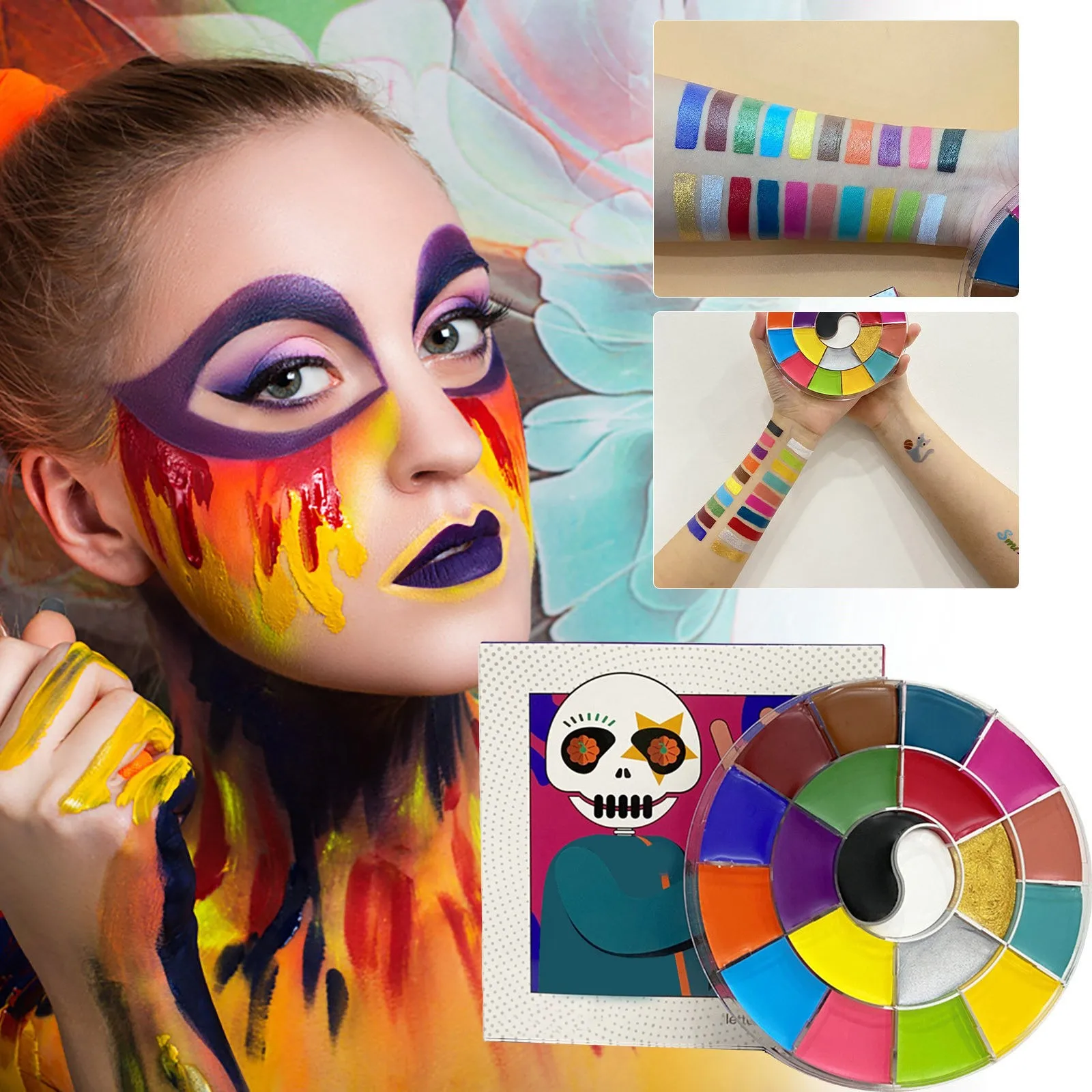 Abstract Face Painting Ideas